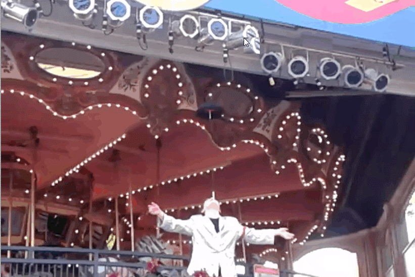 Six Flags Over Texas Carousel Stage Show | Kameron Rie Badgers